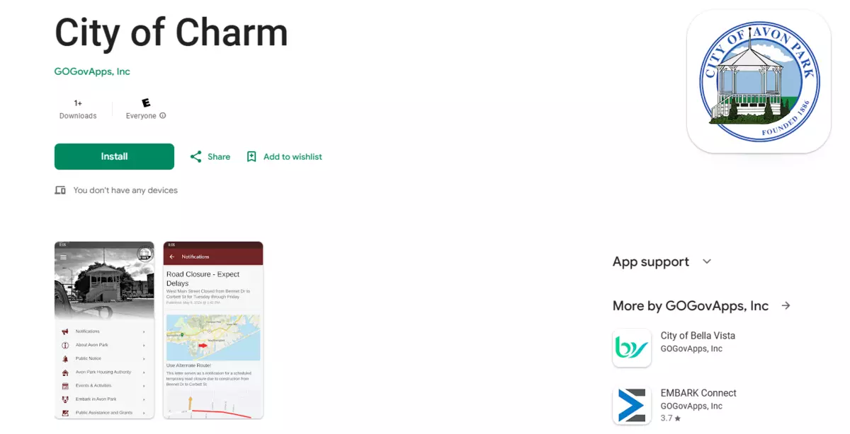 Download the City of Charm App Today! | Avon Park FL